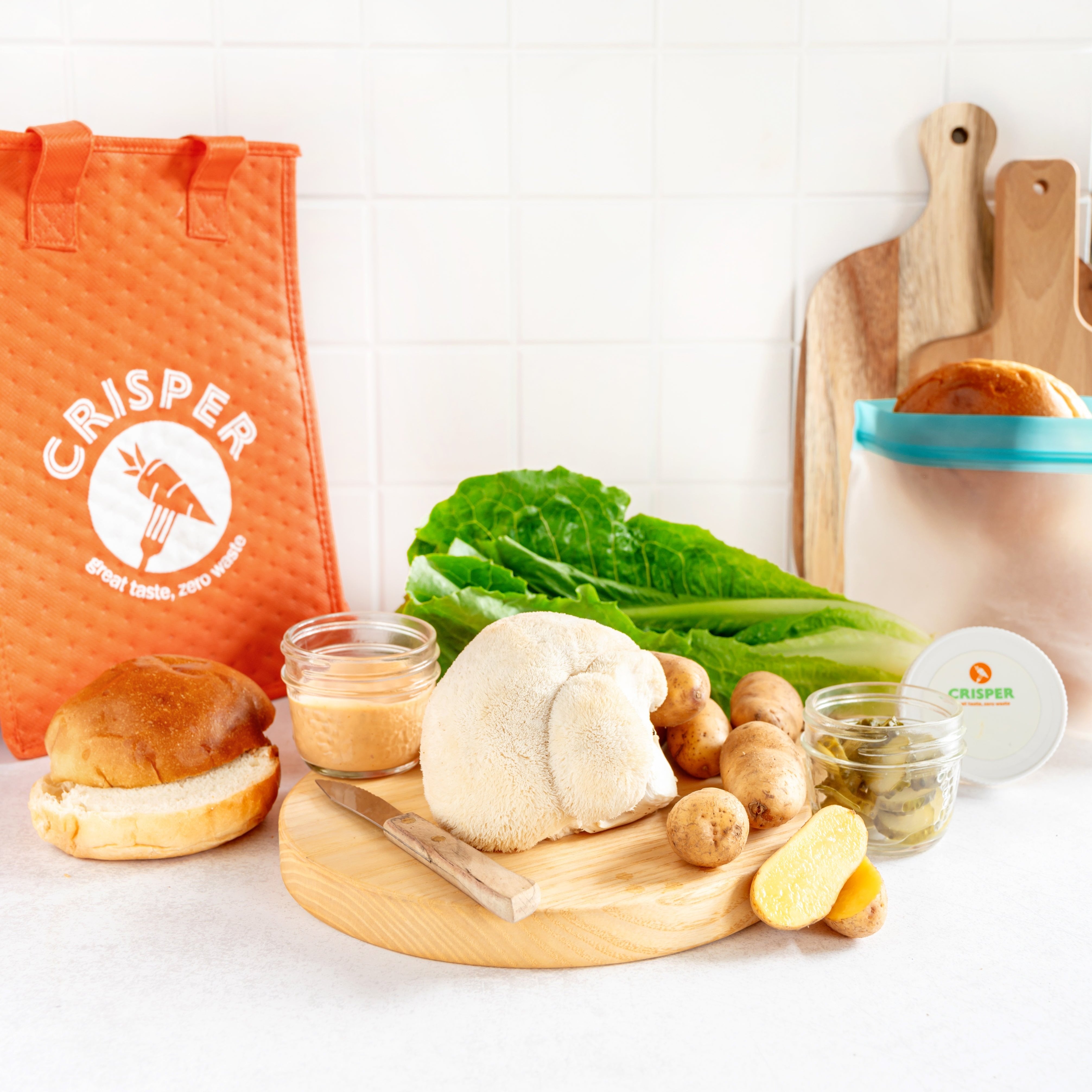 Crispy Lion's Mane Sandwich – Crisper